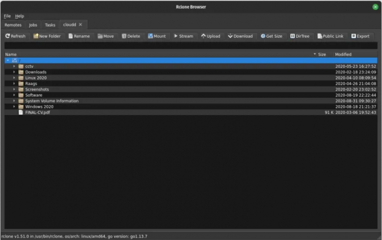 Графический интерфейс для Rclone в Linux, Windows и macOS | Блог Эн-Крафт